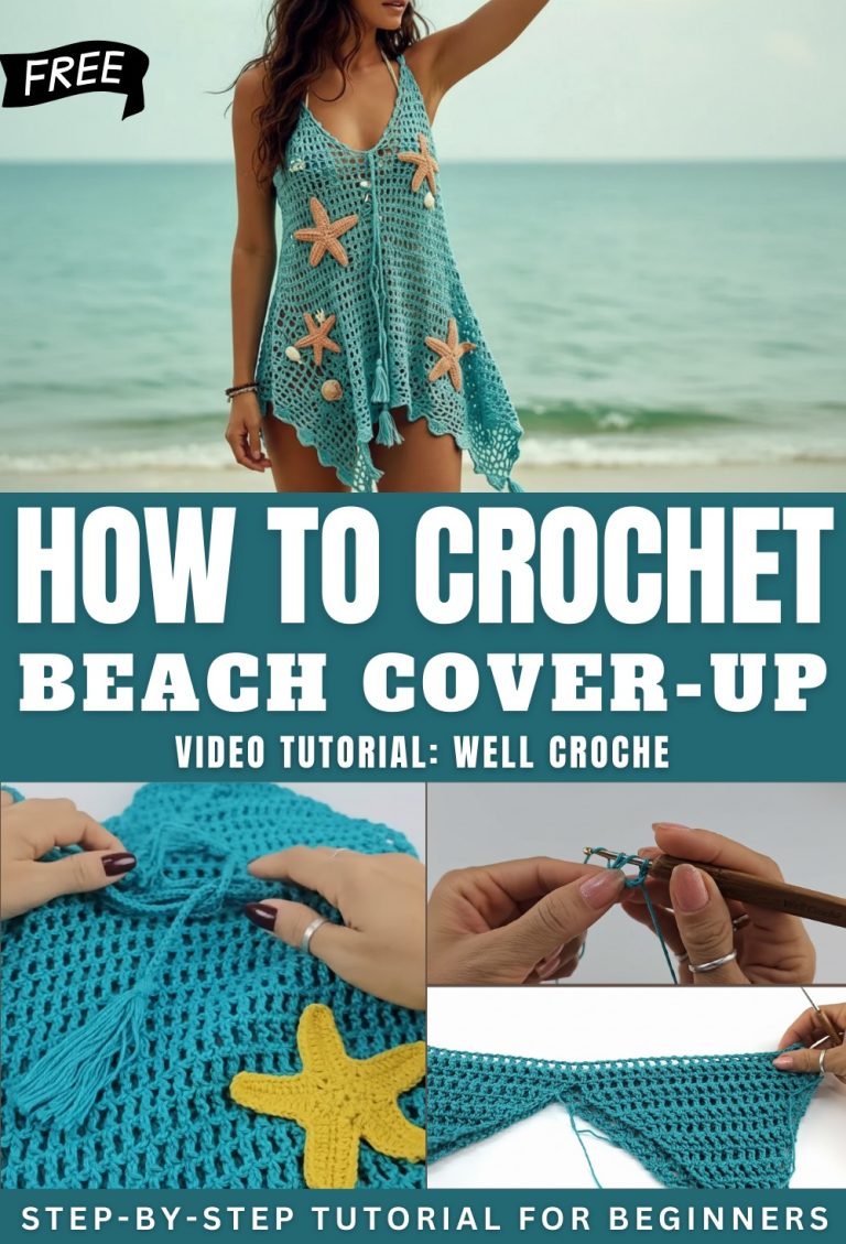 Unique Crochet Beach Cover-Up Pattern That Stands Out in Style - Red ...