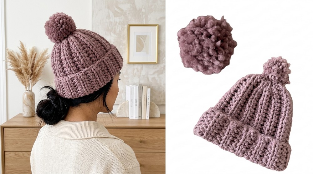 Winter Hat Free Crochet Pattern — Step-by-Step Guide - Red Agape Blog