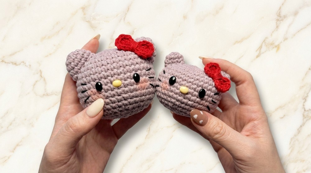 Free Hello Kitty Crochet Pattern for Gifts and Decor - Red Agape Blog